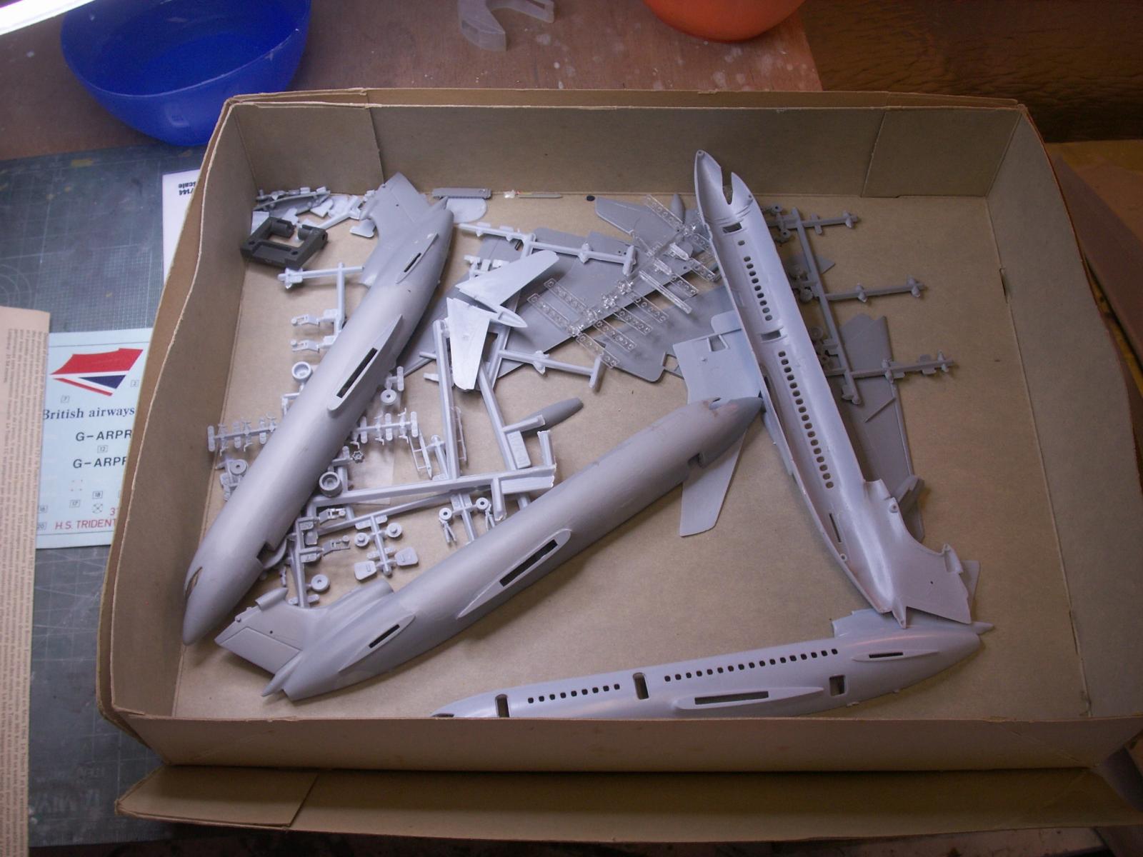 1/144 Airfix Hawker-Siddley Trident. HS ? DH ! - De Havilland Mega GB ...