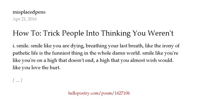 How To: Trick People Into Thinking You Weren't Crying by misplacedpens ...