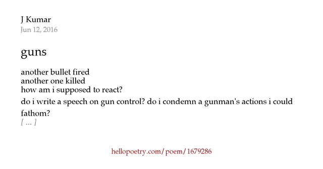 guns by axr - Hello Poetry