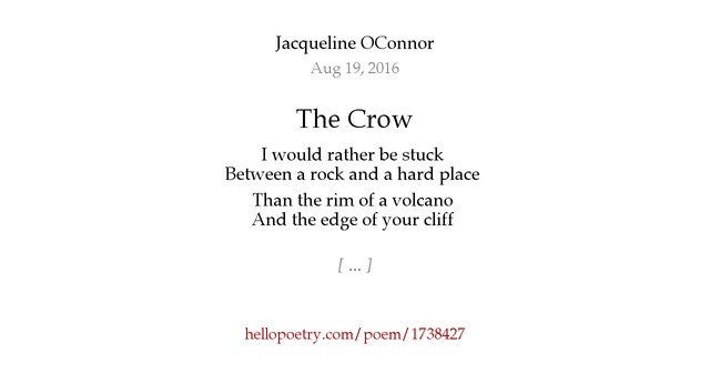 The Crow by Jacqueline OConnor - Hello Poetry