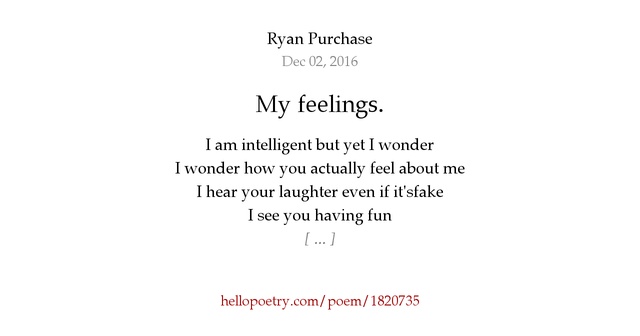 Emotions A Poem By Gin5 All Poetry