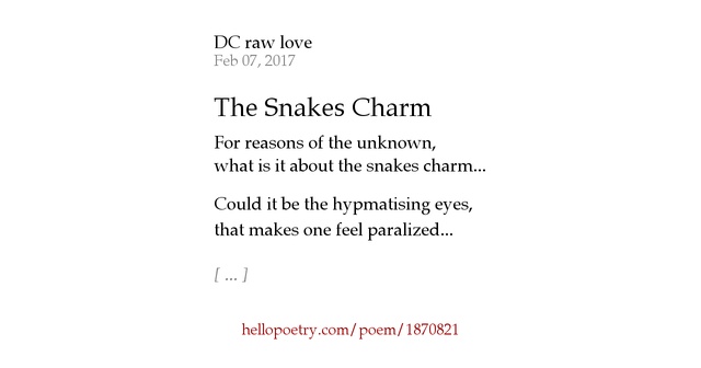 Poems About Rattle Snakes
