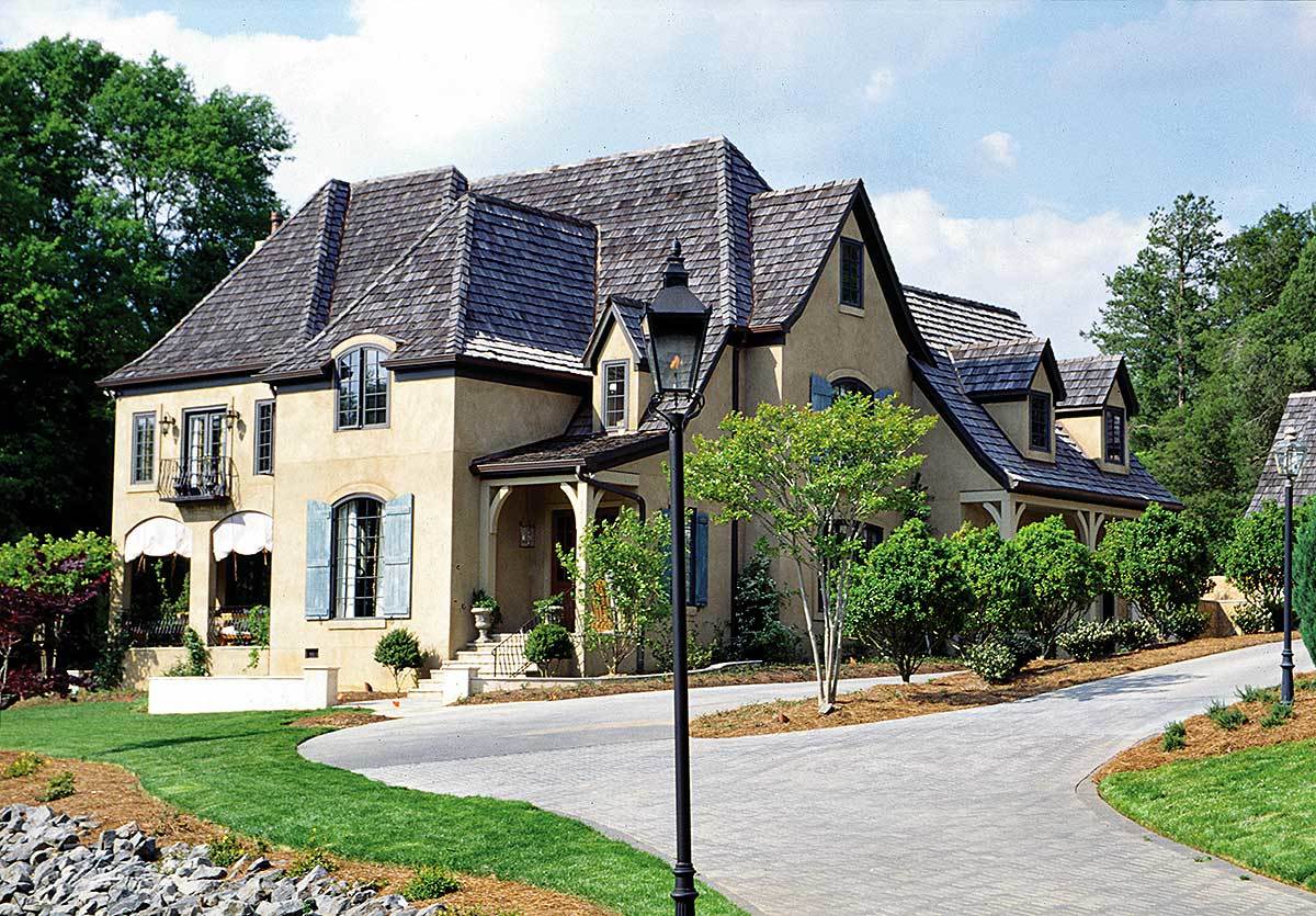 French Country Manor - 17689LV | Architectural Designs - House Plans