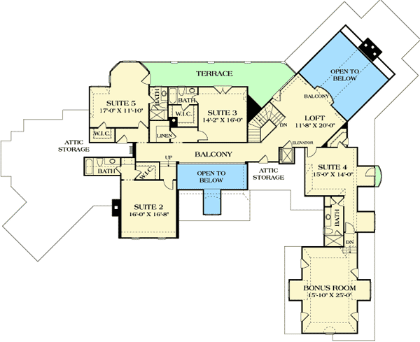 Refined French Country Chateau - 17761LV | Architectural Designs ...