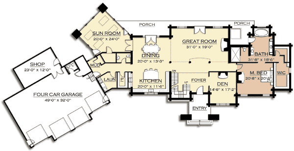 Lodge Building Floor Plans