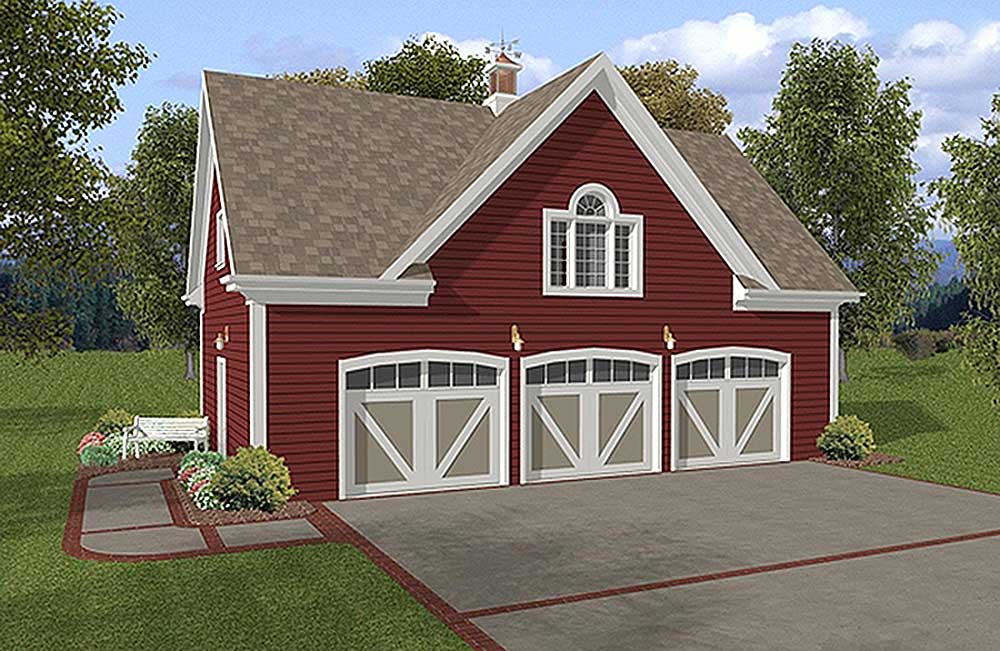 Classic Brick Ranch Home Plan - 2067GA | Ranch, Southern, Traditional ...