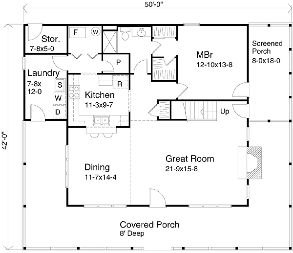 Country Vacation Classic - 2257SL | Architectural Designs - House Plans