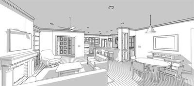 3 Bed House Plan with Courtyard Entry Garage - 28900JJ | Architectural ...