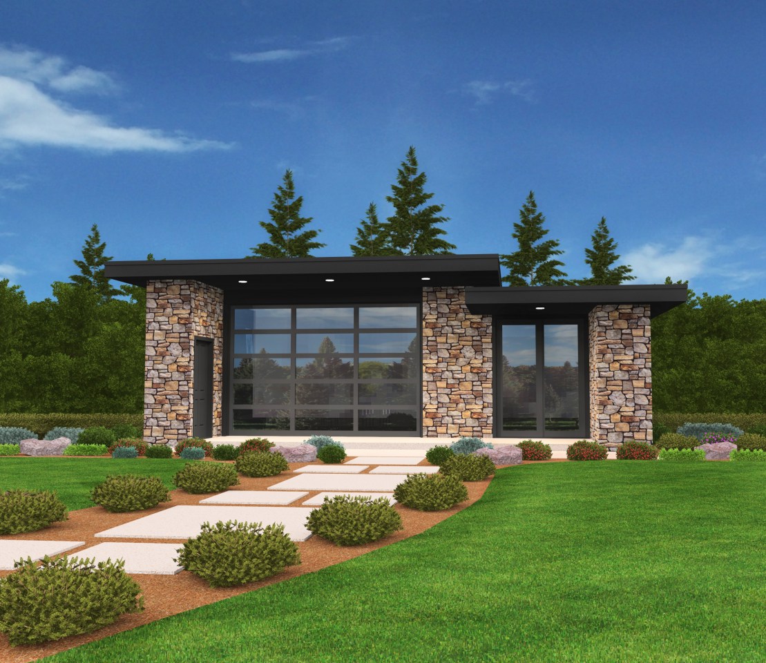 Exclusive Micro Modern House Plan Open Floor Plan 85138MS Exclusive Micro Modern House Plan Open Floor Plan 85138MS