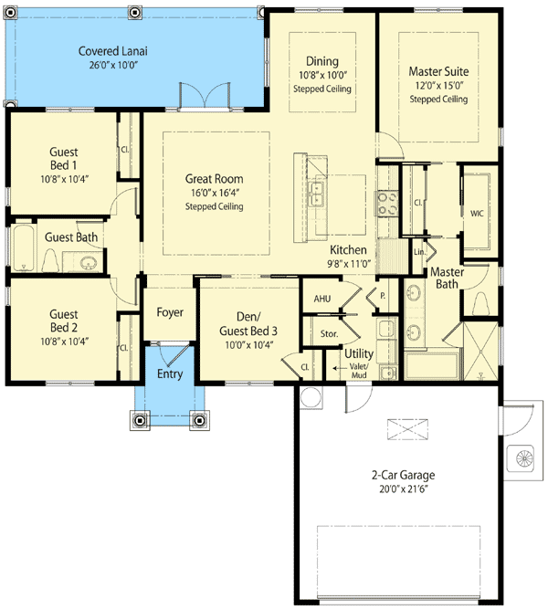 Zero Entry Home Plans