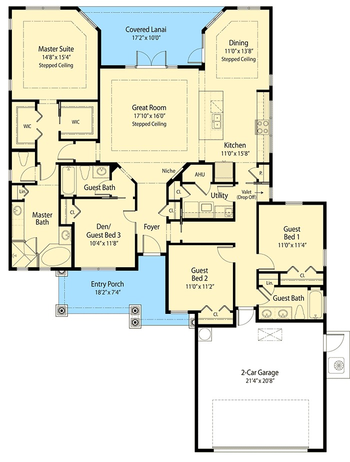 Zero Entry Home Plans