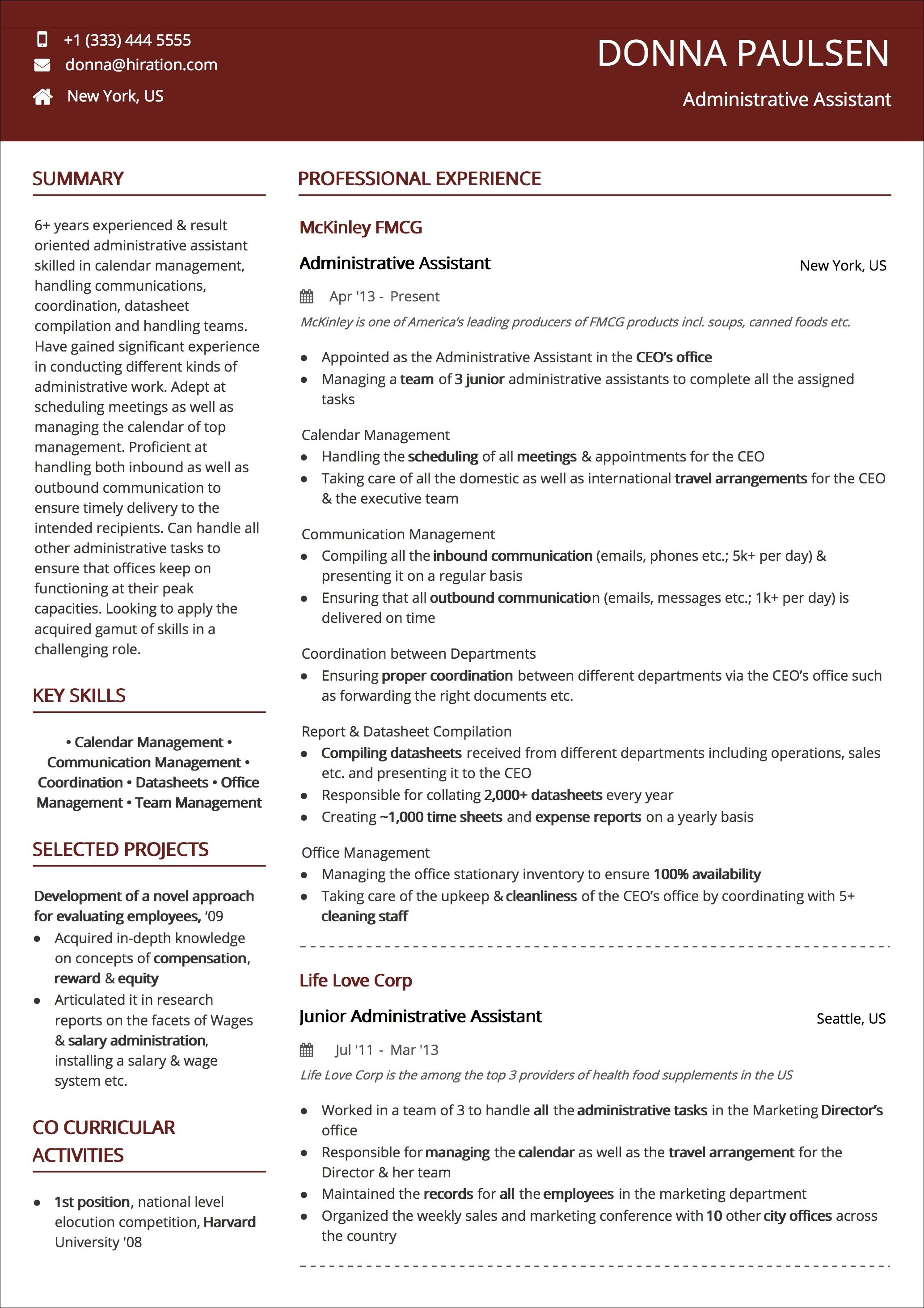 Ats Compliant Resume Template Unique Resume Template 2021 List Of 10 