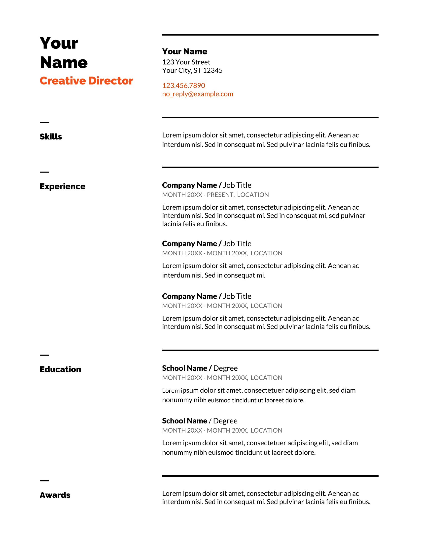 Google Docs Resume Templates 2023 Top 5 Google Doc Resume Templates
