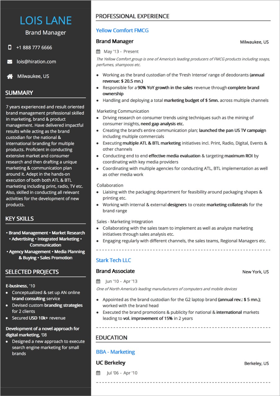 Best Resume Layout 2022 Guide With 50 Examples And Samples