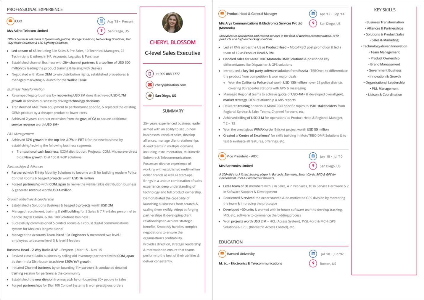 Best Sales Resume Top 10 Best Sales Resume Templates 2023 Samples 