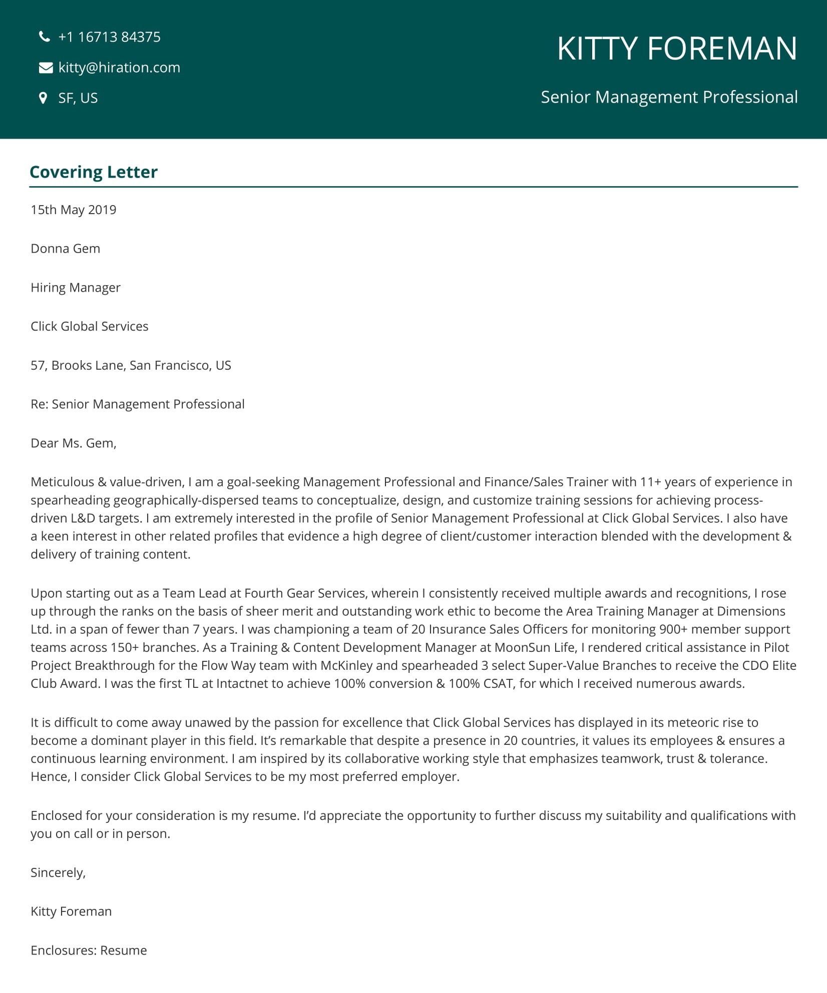 10 Good Examples Of Cover Letters Cover Letter Example Cover 