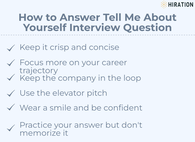 How To Answer Tell Me About Yourself Interview ion In 2022 