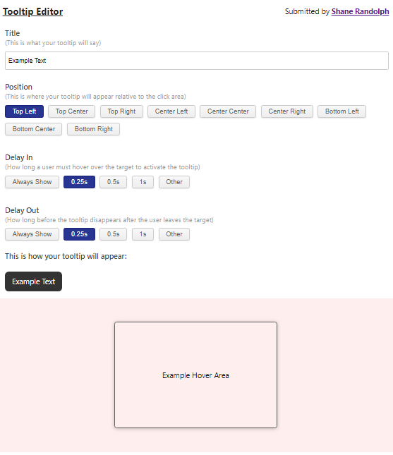 GitHub - randolrs/react-tooltip-editor