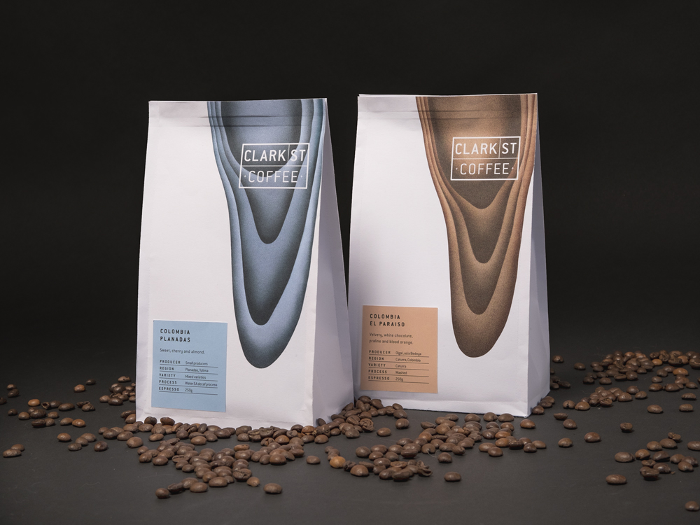 Clark Street Coffee Packaging by Bec Paton | International Design ...