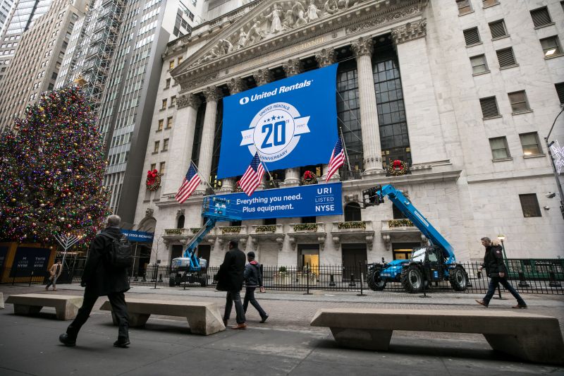 New York Stock Exchange Banner by Sarah Guerra, United Rentals, Inc ...