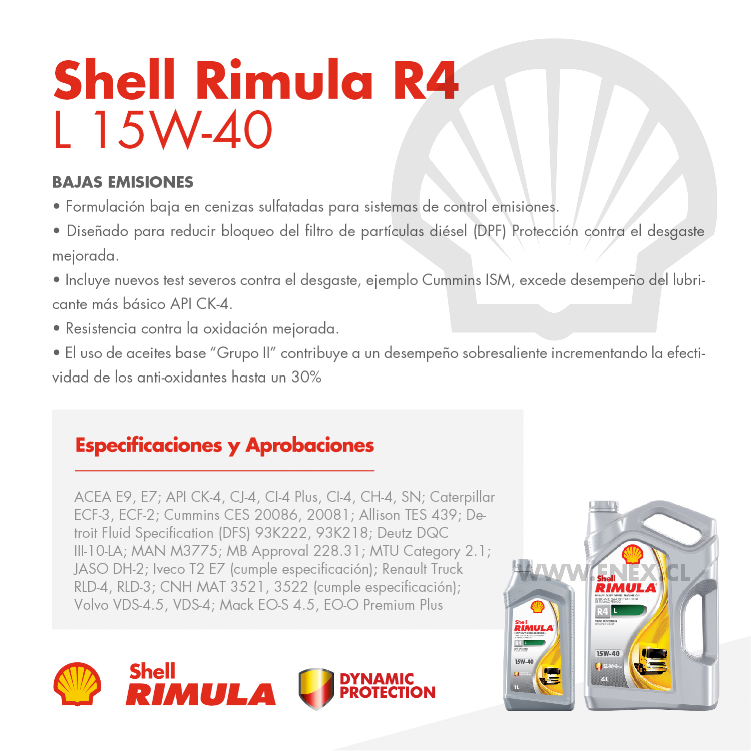 Shell rimula 15w40 | Ripley.cl