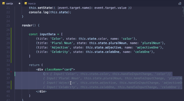 How to Render Multiple Inputs in React