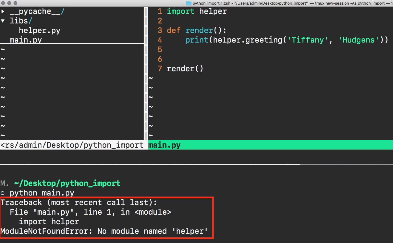 How To Import A Custom Python Module Into Another File