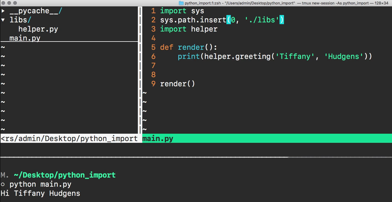 How To Import A Custom Python Module Into Another File
