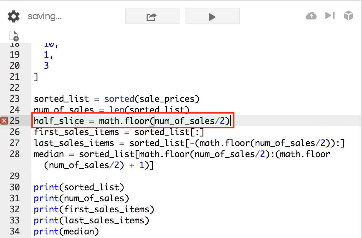 How To Find The Median Of A Python List With An Odd Number Of Numbers