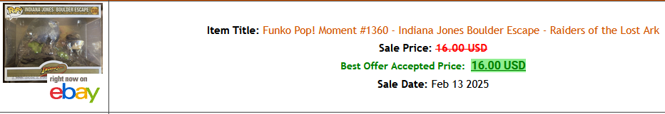 Indiana Jones Boulder Escape | Art Toys | hobbyDB