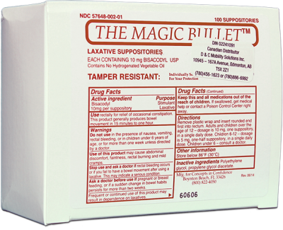 MAGIC BULLET SUPPOSITOR | Regency Medical Supplies