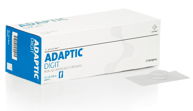 ADAPTIC DIGIT DRESSING TOE 2.8CM 10/BX | Regency Medical Supplies