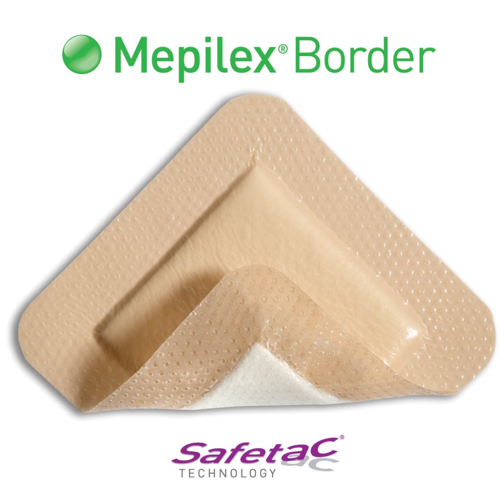 DRESSING MEPILEX BORDER LITE 7.5X7.5CM 5/BX | Regency Medical Supplies