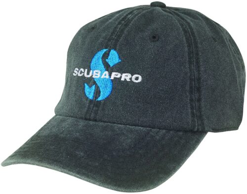 SCUBAPRO Washed Canvas Cap - Charcoal