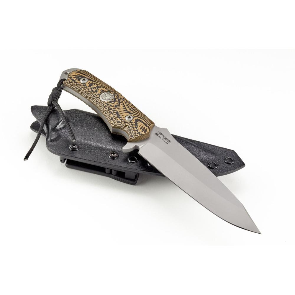 NIGHTHAWK CUSTOM NIGHT FIGHTER COMBAT KNIFE STEVE WOODS 11"