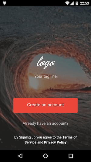 Login 3 Ionic Login Template Ionic Templates