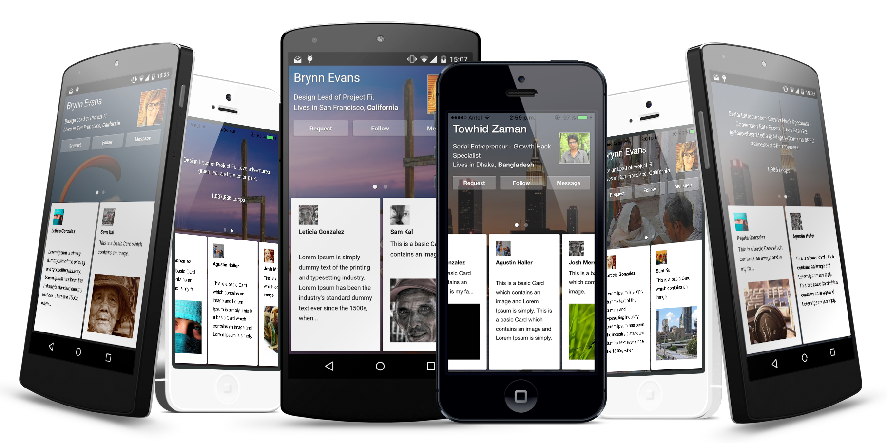 Profile1 Ionic Profile Page Ionic Marketplace