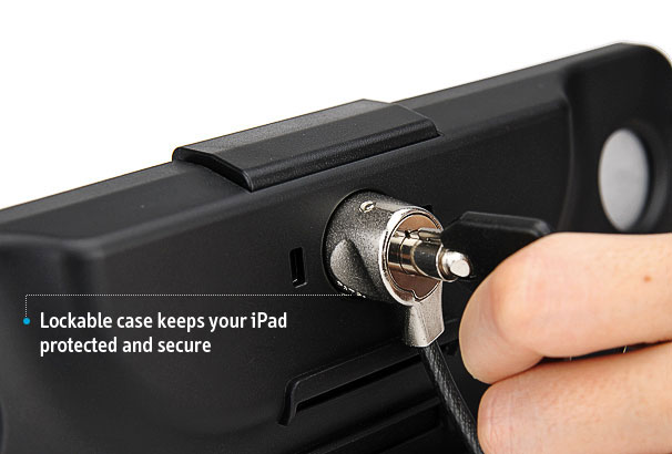 iPad Security Case with Lock and Stand for iPad Air 1, iPad 4, iPad 3 ...