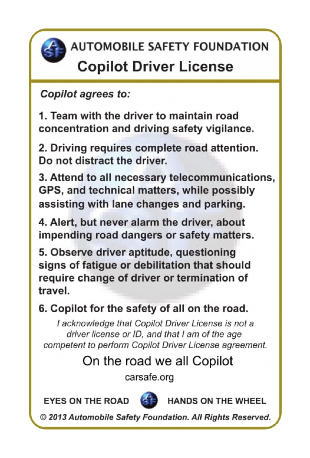 Copilot Driver License - the Lifesaving NFT - IssueWire