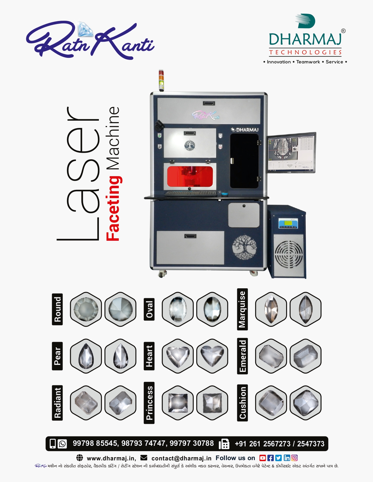 “RatnKanti” Empowers Diamond Industry with Impeccable Laser Facet ...