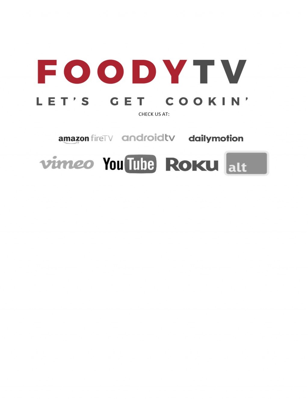 Foody TV Puts Expansion Plans On Hold! - IssueWire