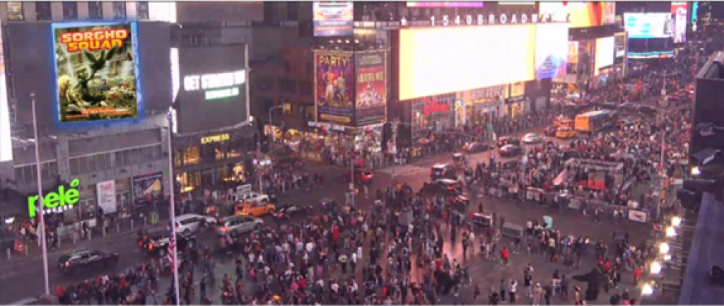 Nate Blum Unveils Spectacular Times Square Book Trailer Billboard Ad ...