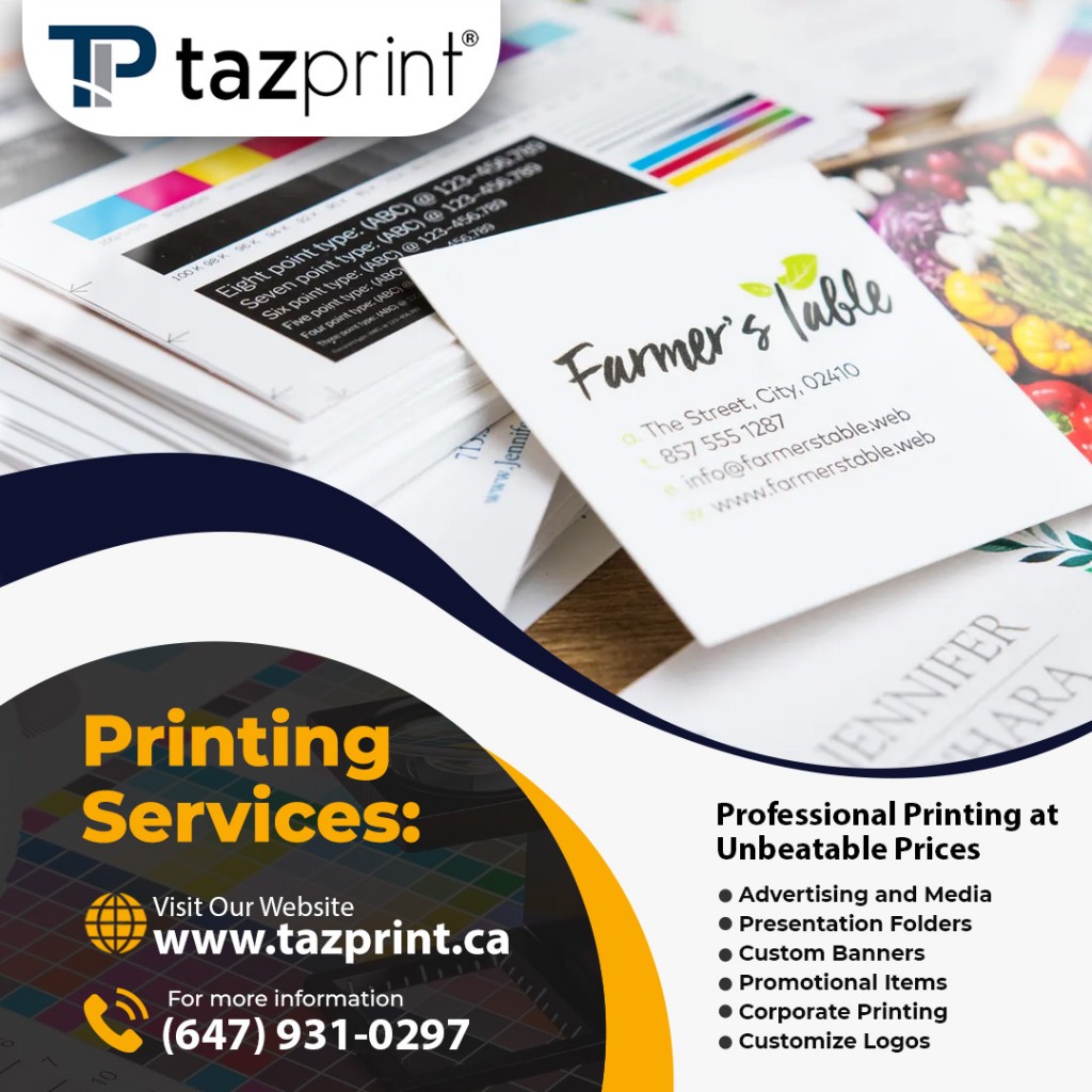 TazPrint -Where Design Meets Print Perfection - IssueWire