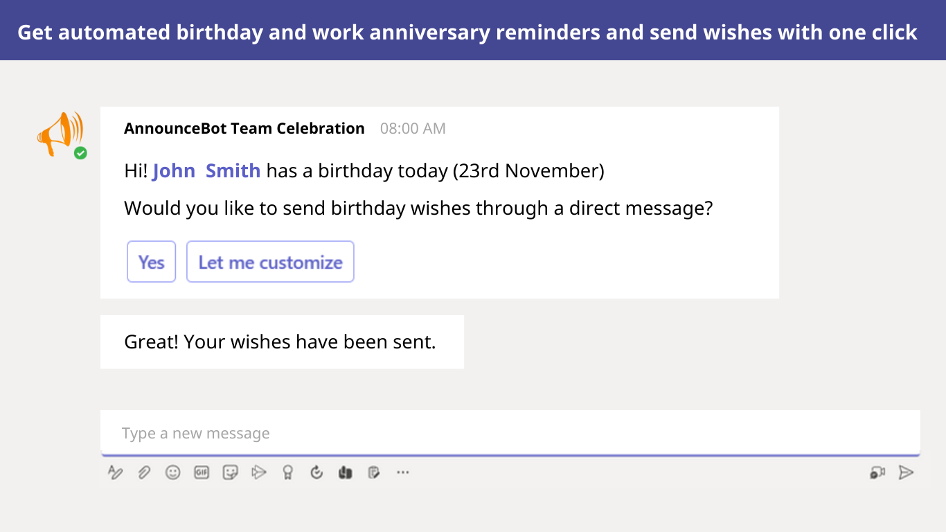 AnnounceBot - Team Celebration by Avista Technology Solutions Now ...
