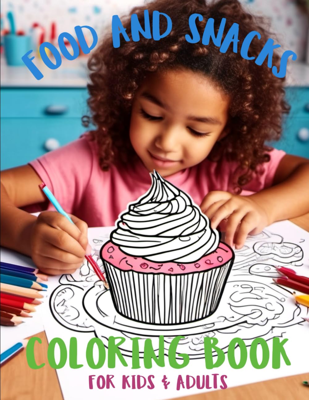 A Culinary Coloring Journey Awaits: The Food and Snacks Coloring Book ...