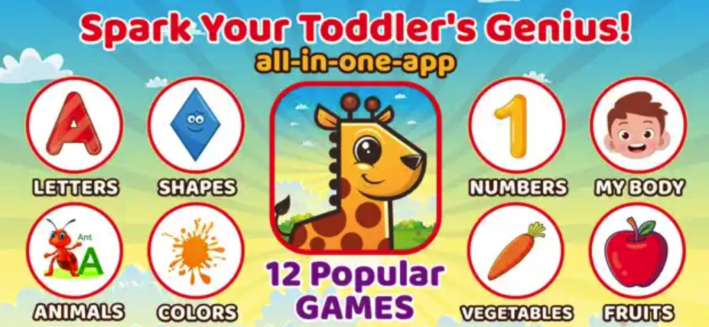 Introducing Toddler Games 2-4 Year-Olds: The Ultimate Educational App ...