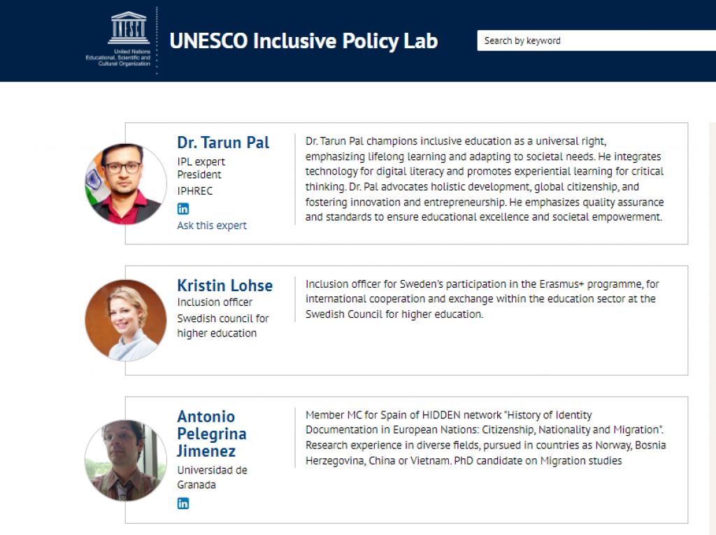 Dr. Tarun Pal Becomes IPL Expert at UNESCO - IssueWire