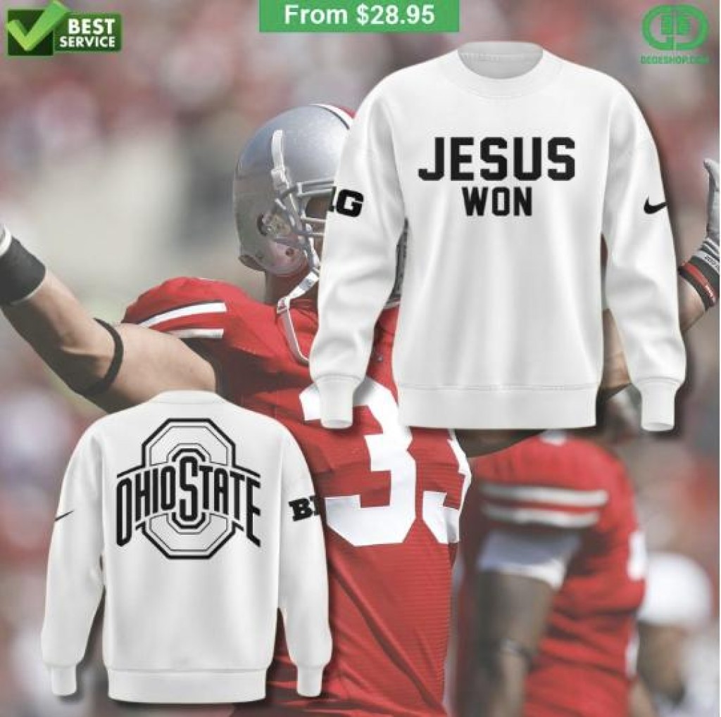 Jesus Won Ohio State shirt is Newly Released on Degeshop - IssueWire