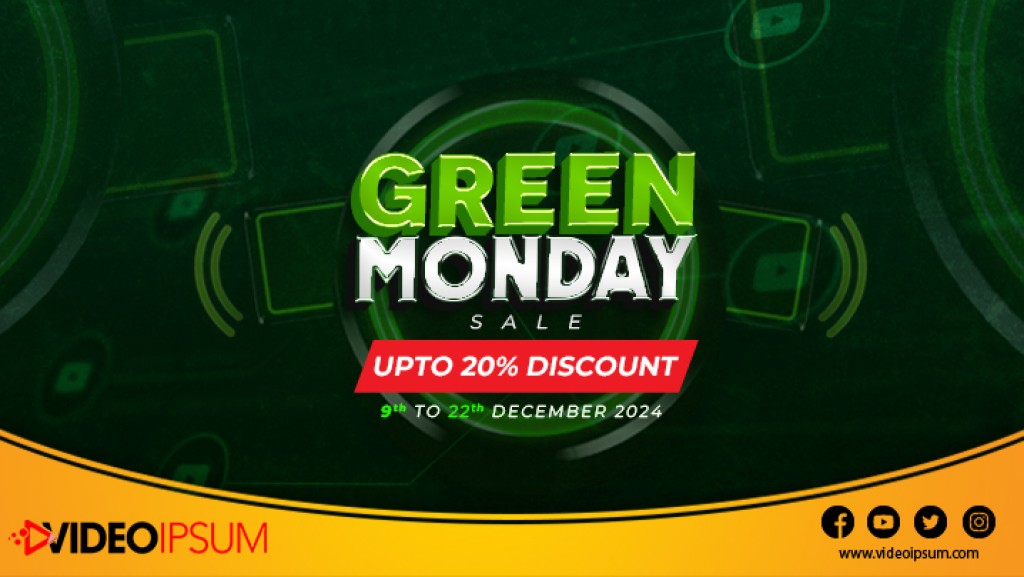 Get UP TO 20% Discount ON YouTube Promotion Service for Upcoming Green ...
