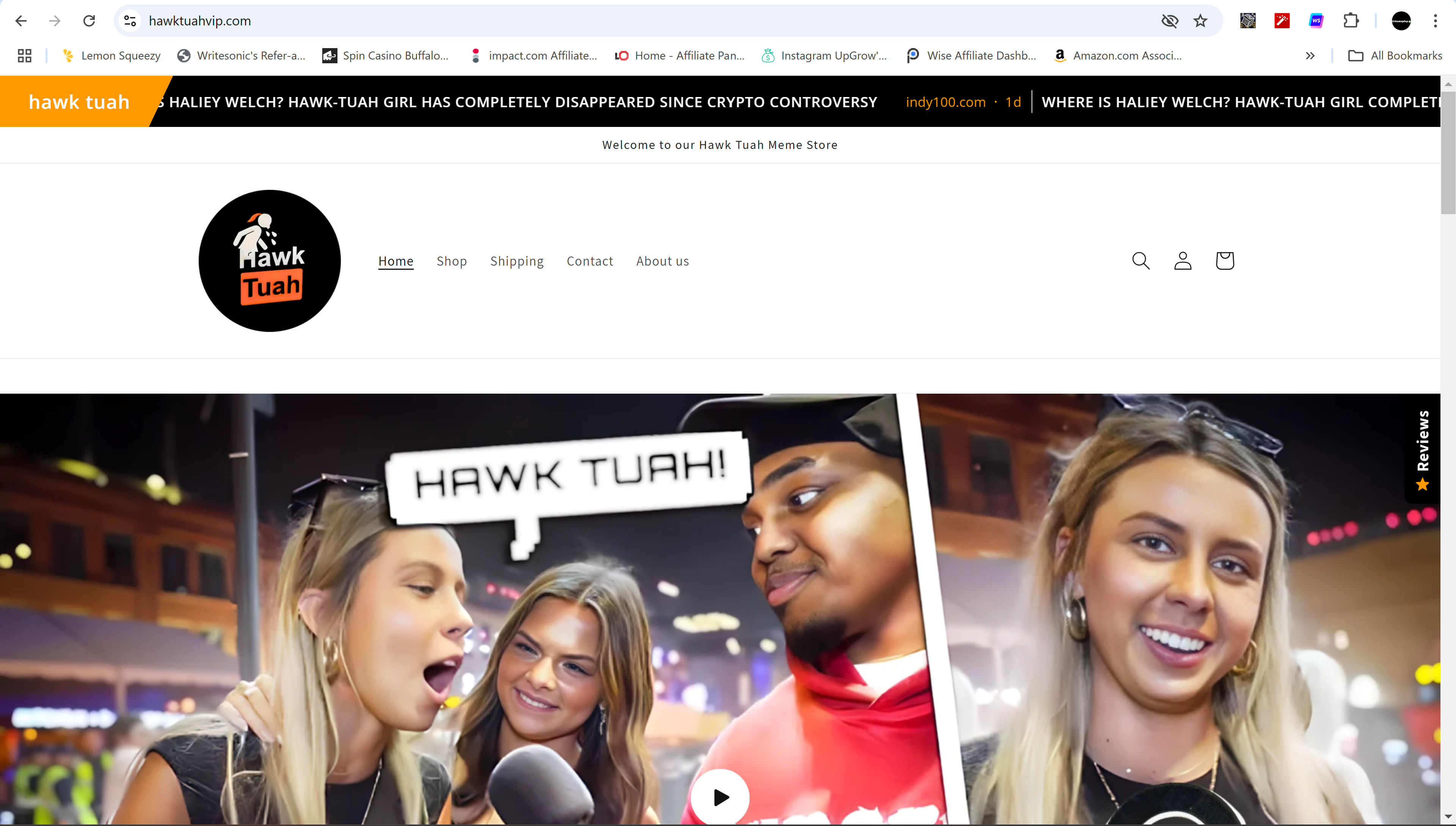 Hawk Tuah Merch: Own a Piece of Meme History! - IssueWire